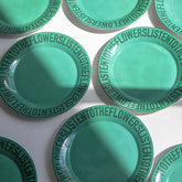 COLOURFUL CERAMIC PLATES – LISTEN TO THE FLOWERS